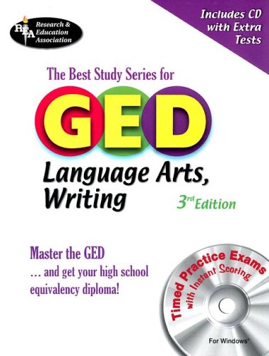 GED Language Arts, Writing w/ CD-ROM (REA) - The Best Test Prep for the ...