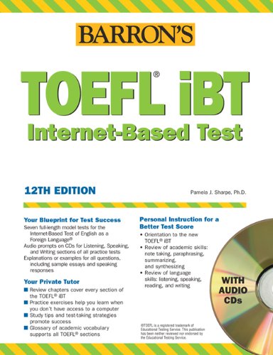 Barron's TOEFL iBT Test of English as a Foreign Language with Audio CDs ...