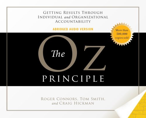 The Oz Principle (Smart Audio) מאת Roger Connors | סימניה - ספרים ...
